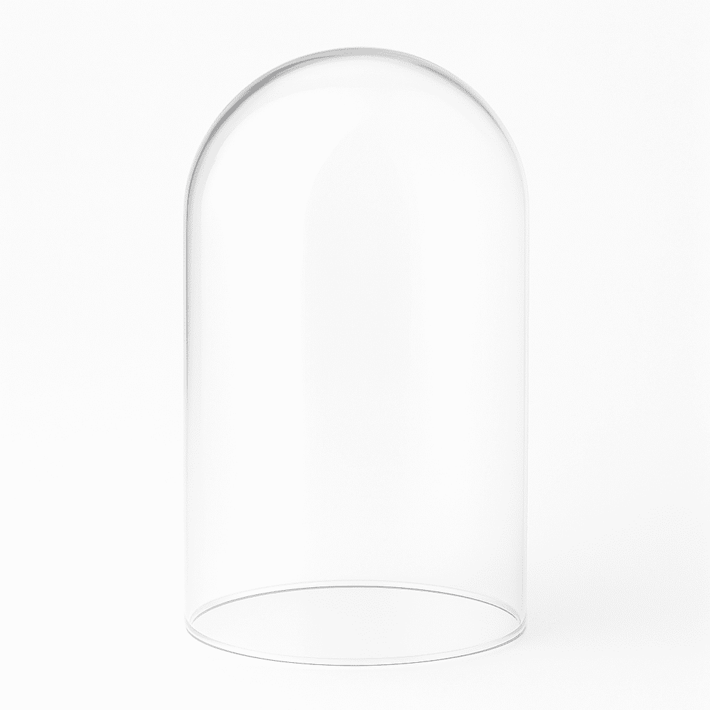 Plastic Dome Display with Clear Base, 8-1/2-Inch, X-Large - Walmart.com