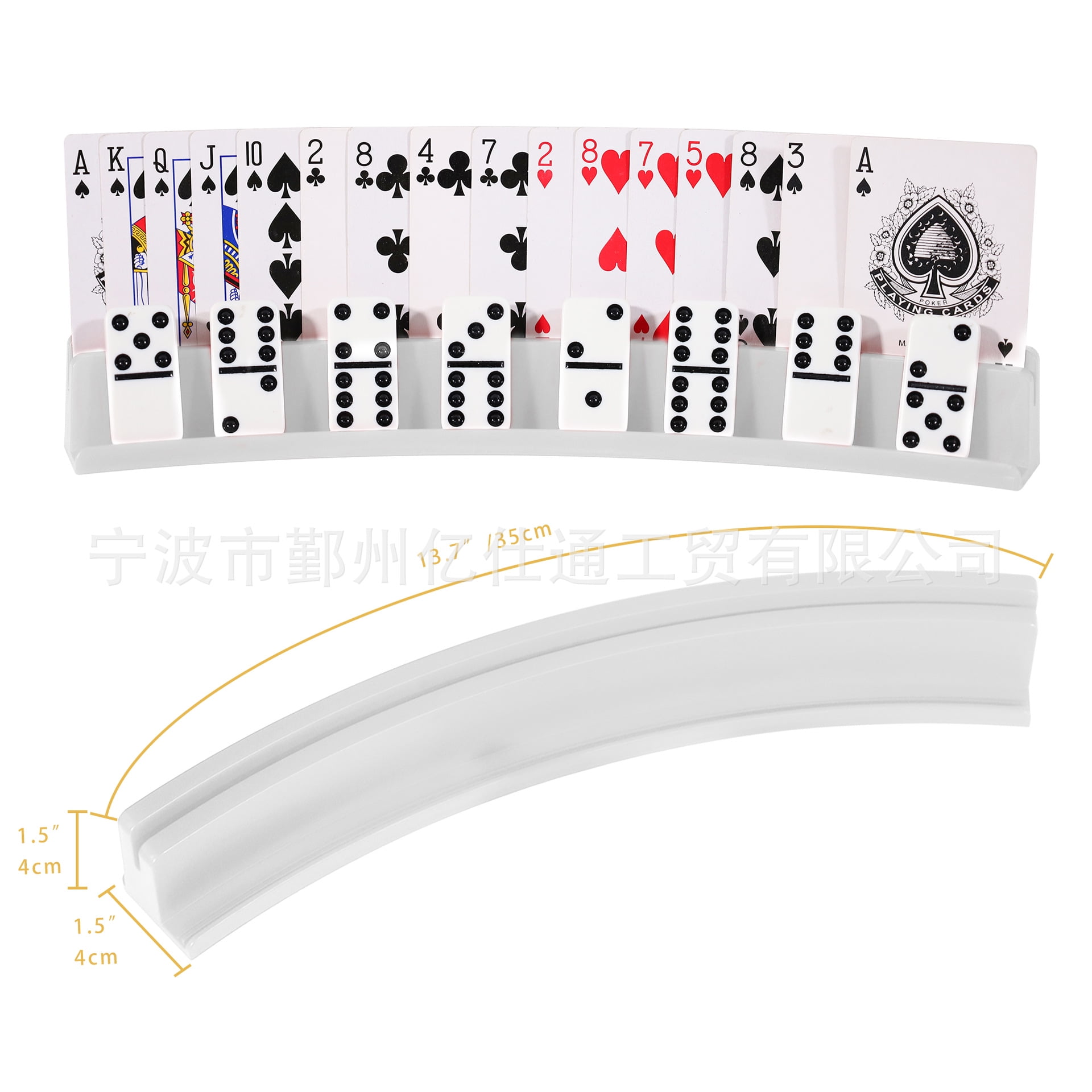 Plastic Domino Holder Domino Trays Holders Playing Card Holders ...