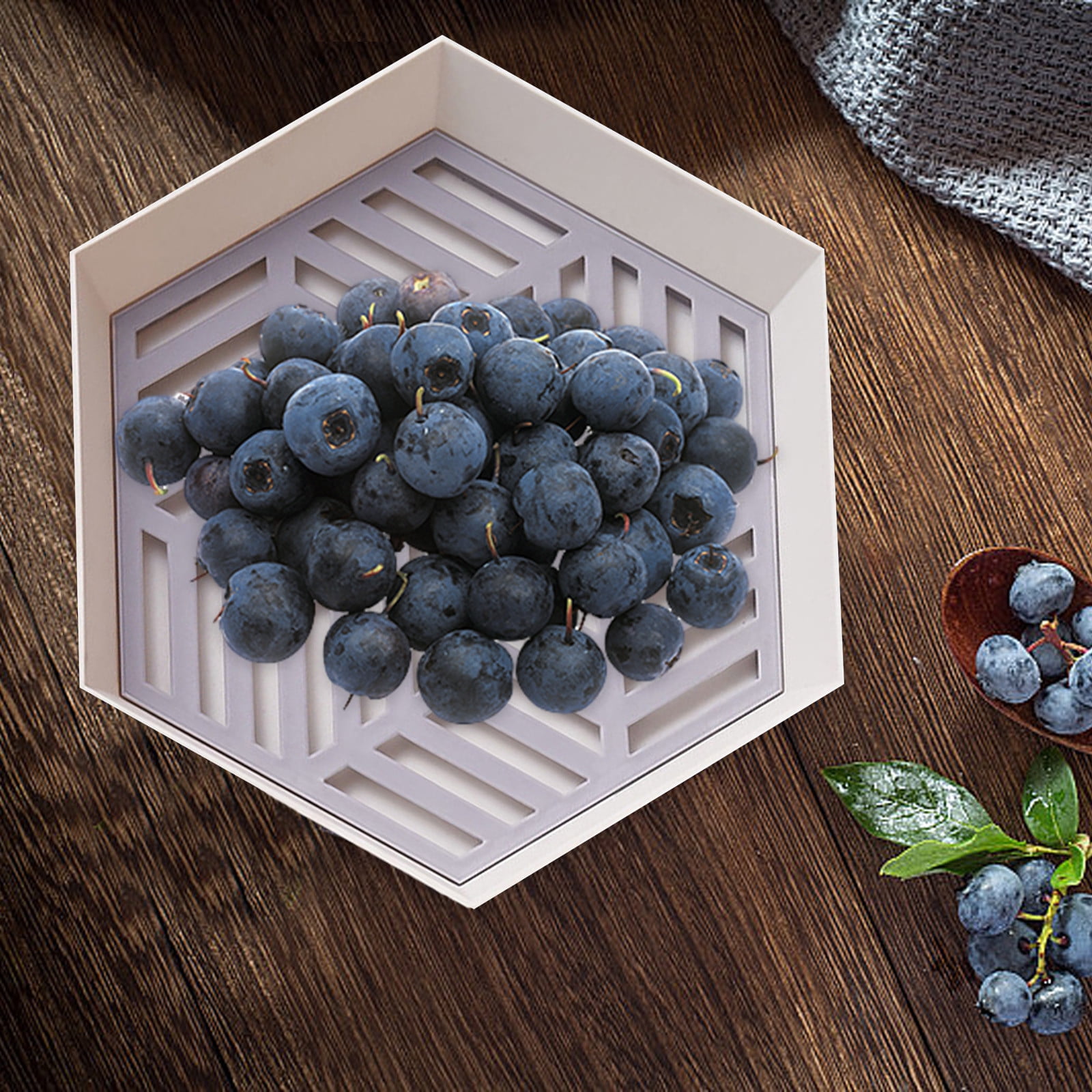 Plastic Double Dishwashing Basket Draining Kitchen Fruit Bowl, Draining ...