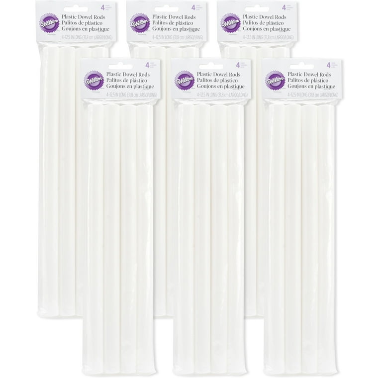 Plastic Dowels Clear 12 Pieces Of For DIY Projects, Arts And Crafts ...