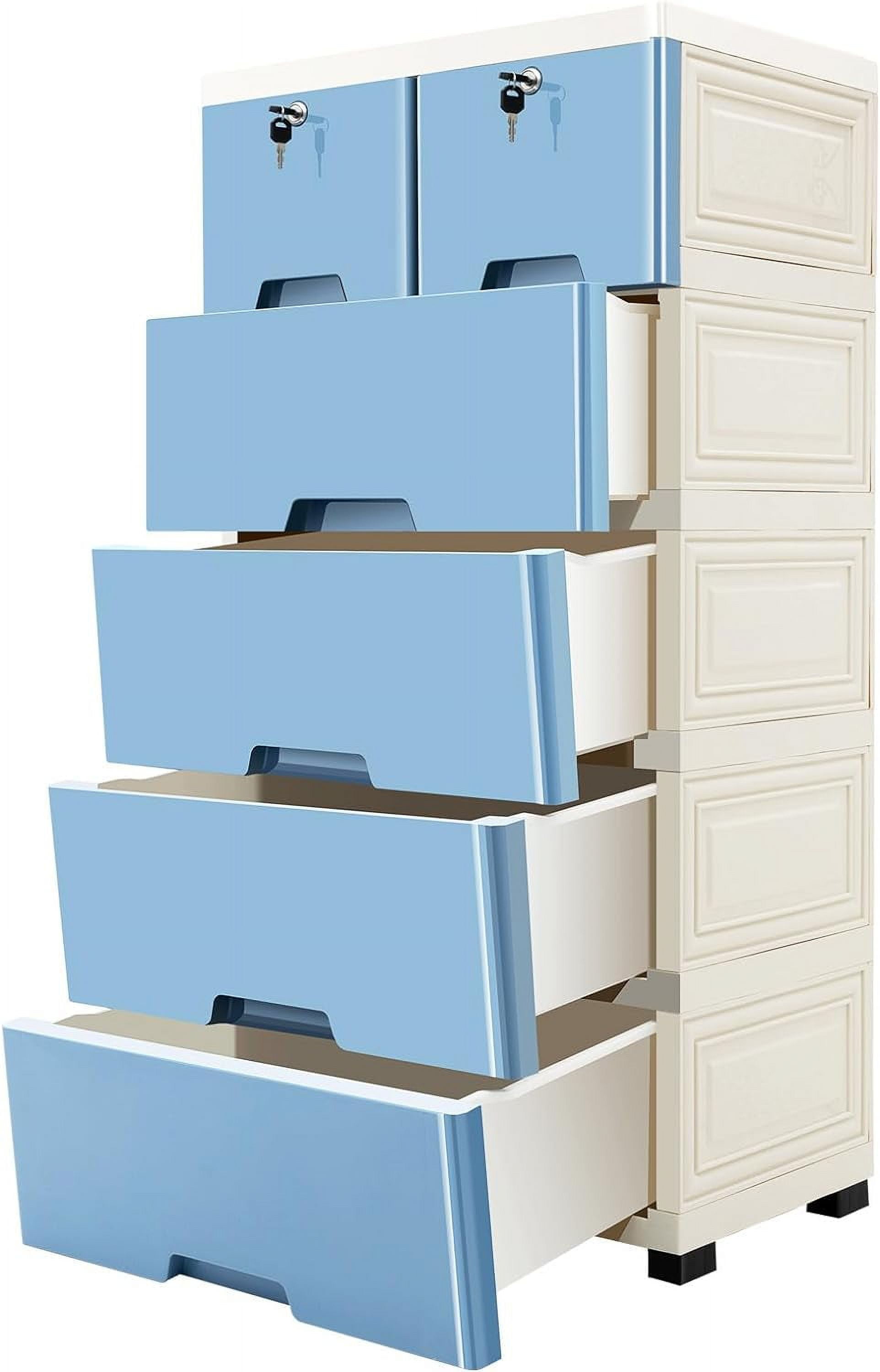 Plastic Drawer 5-layer Closet Storage Baby Clothes Organizer Plastic ...