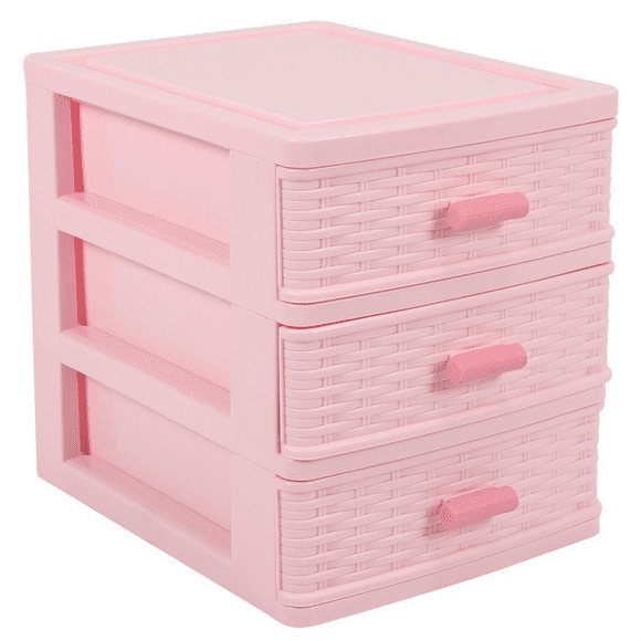 3 Drawer Plastic Storage