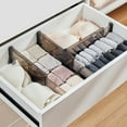 Plastic Drawer Dividers, Transparent Retractable Drawer Partitions ...