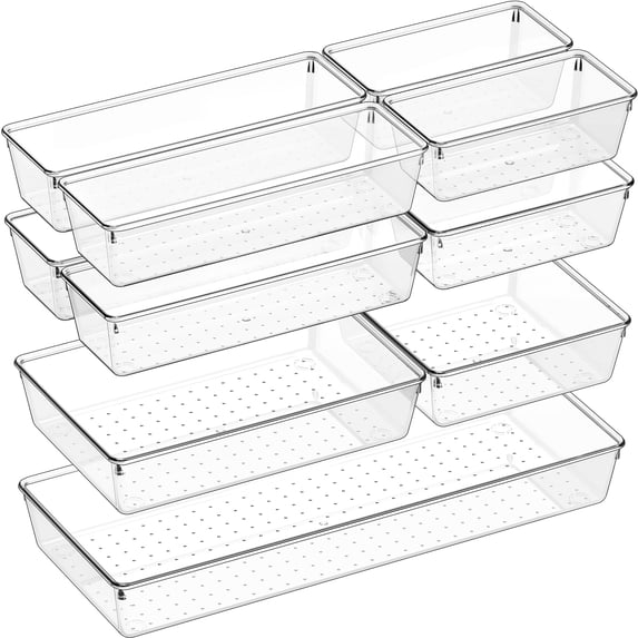 Plastic Drawer Organizer Set 11Pack Multipurpose Storage - Walmart.com