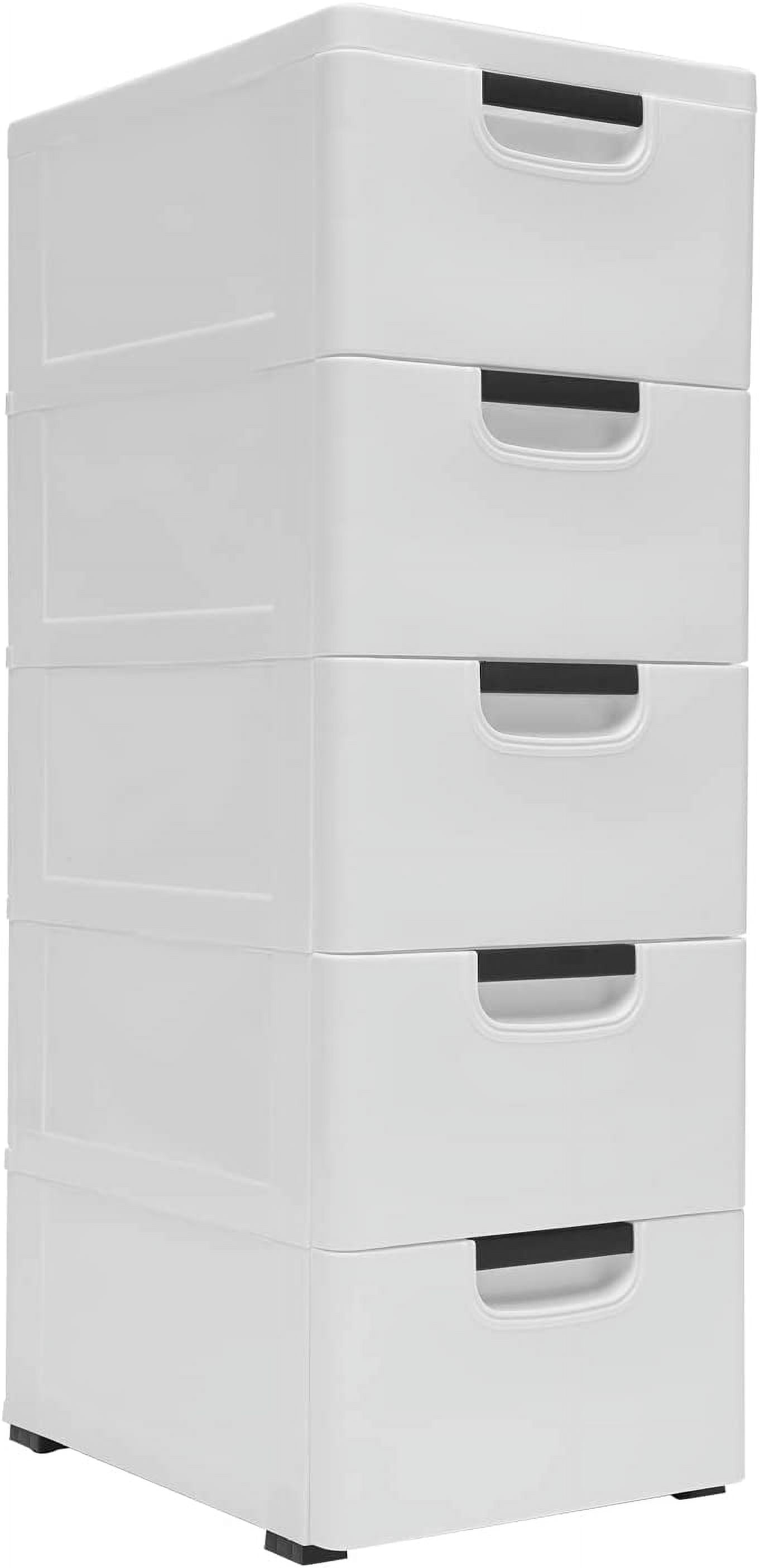 Plastic Drawers Dresser Storage Cabinet,Stackable Vertical Clothes ...