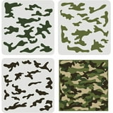 Plastic Drawing Painting Stencils Templates Sets Square Floral Pattern ...