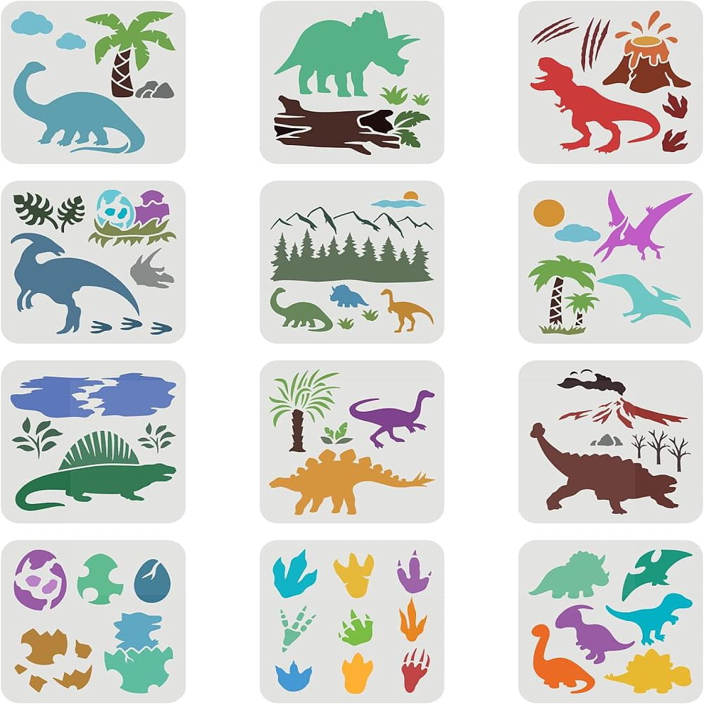 Plastic Drawing Painting Stencils Templates Sets for Painting on ...