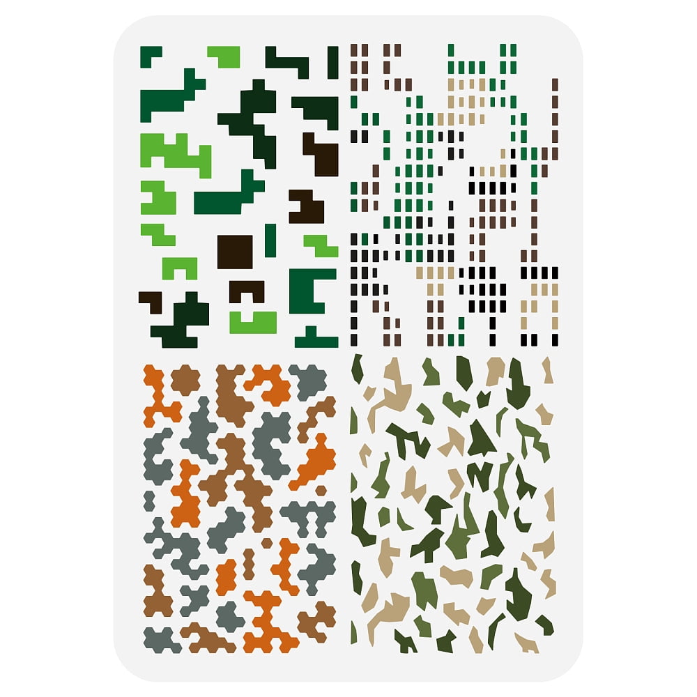 Plastic Drawing Painting Stencils Templates for Painting on Fabric ...