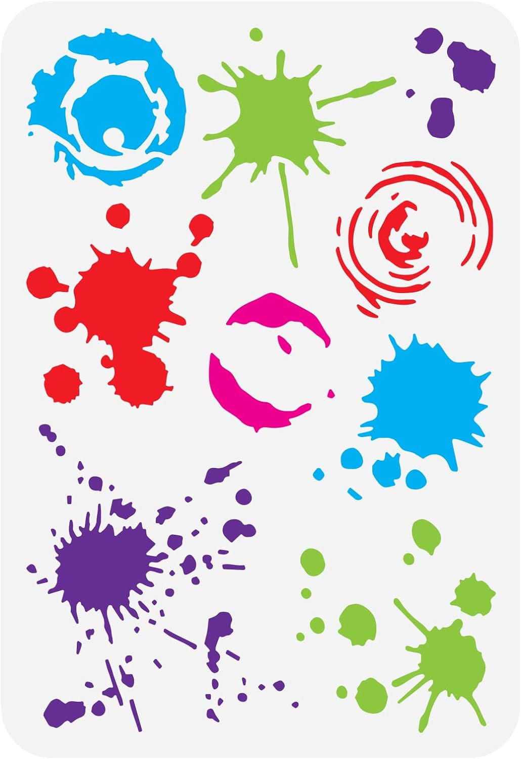 Plastic Drawing Painting Stencils Templates for Painting on Scrapbook ...
