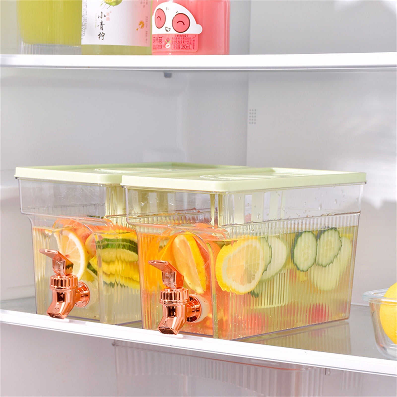 Plastic Drink Dispenser 1 Gallon Beverage Dispenser with Spigot Water ...