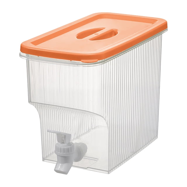 Plastic Drink Dispenser with Spigot, Refrigerator Beverage Dispenser ...