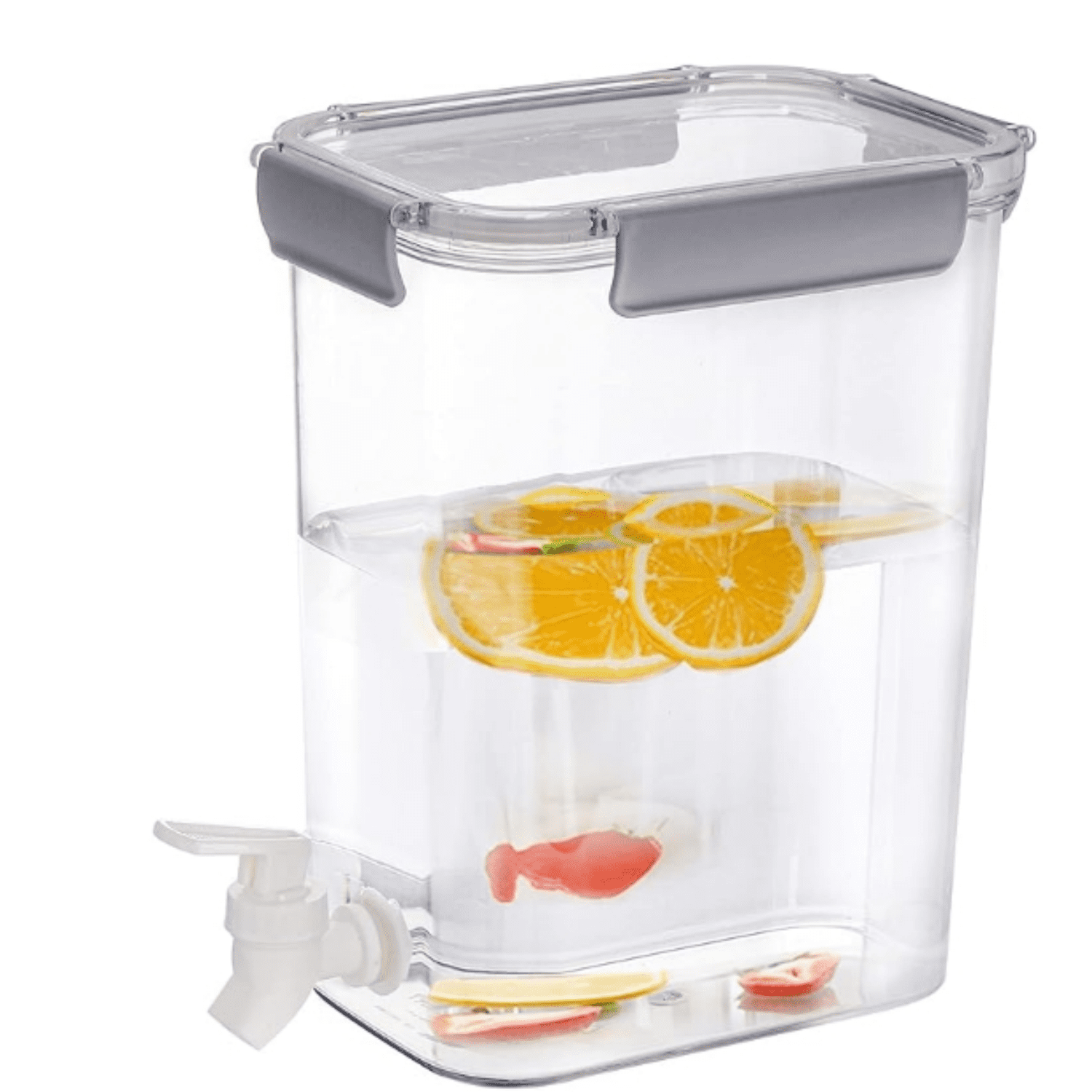 Plastic Drink Dispenser with , 1.2 Gallon Beverage Dispenser Cold Drink ...