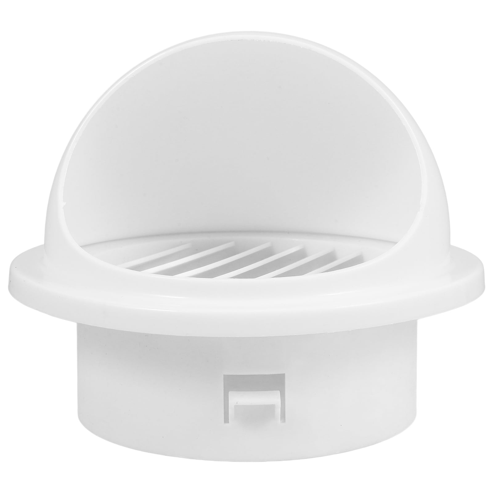 FONDOTIN Outdoor Dryer Vent Cover White PVC Exhaust Vent Cover for Home ...
