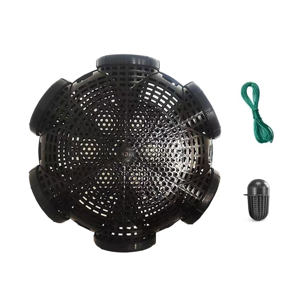 Plastic Eel Cage Fishing Baits Shrimp Crawfish Catcher Lobsters Mesh ...