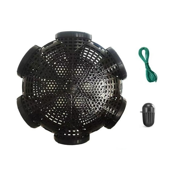 Plastic Eel Cage Fishing Baits Shrimp Crawfish Catcher Lobsters Mesh ...