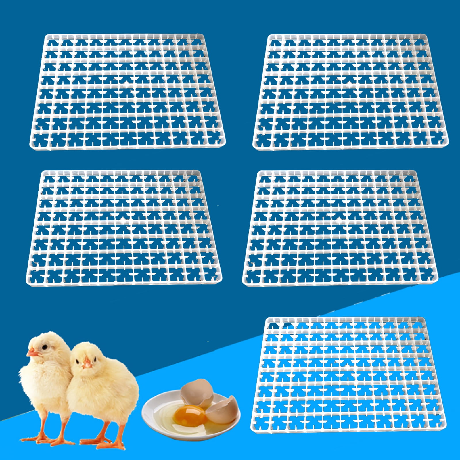 Plastic Egg Carton Tray for 88 Eggs Incubator, Fits Automatic Breeding ...