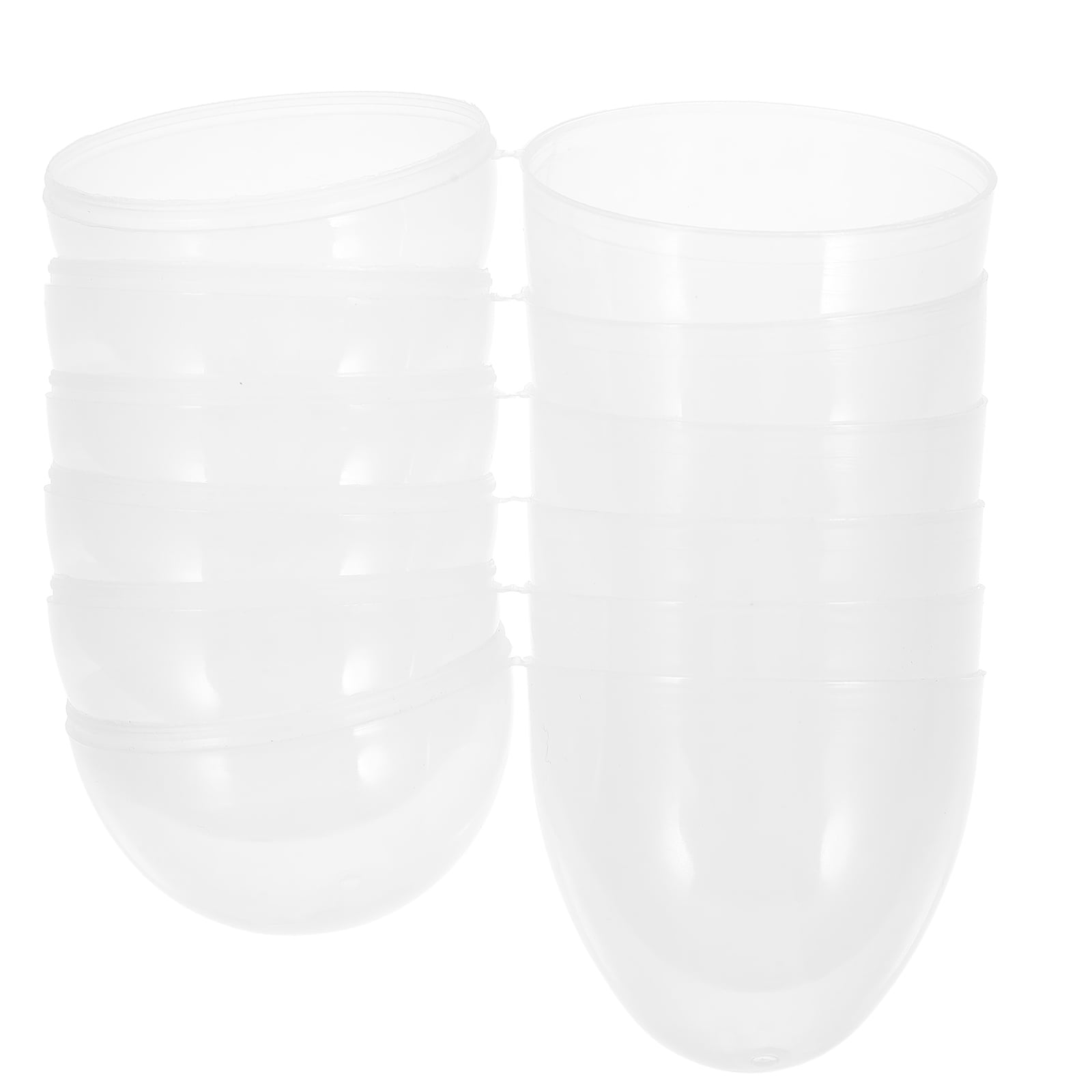 Plastic Eggs Fillable,6Pcs Fillable Easter Eggs Transparent Openable ...