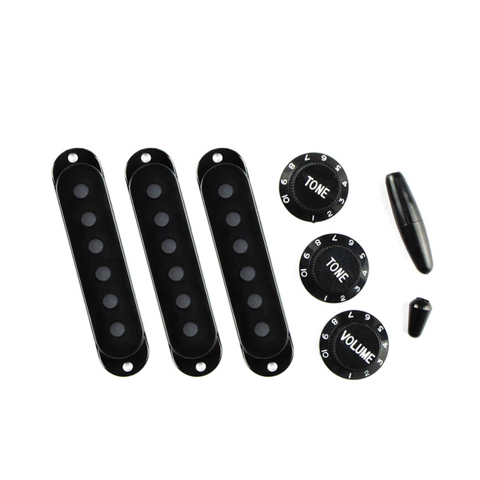 Plastic Electric Guitar Pickup Cover Single Coil Covers with Volumes ...