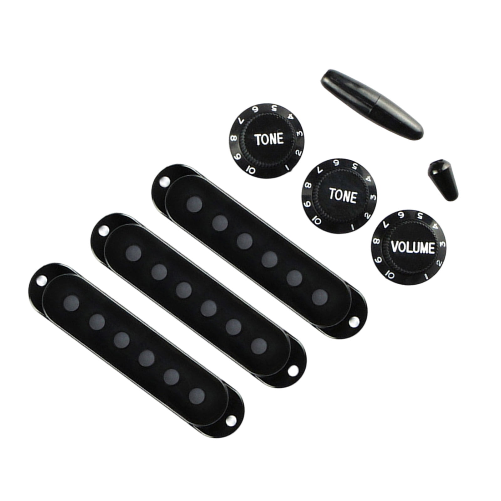 Plastic Electric Guitar Pickup Cover Single Coil Covers with Volumes ...