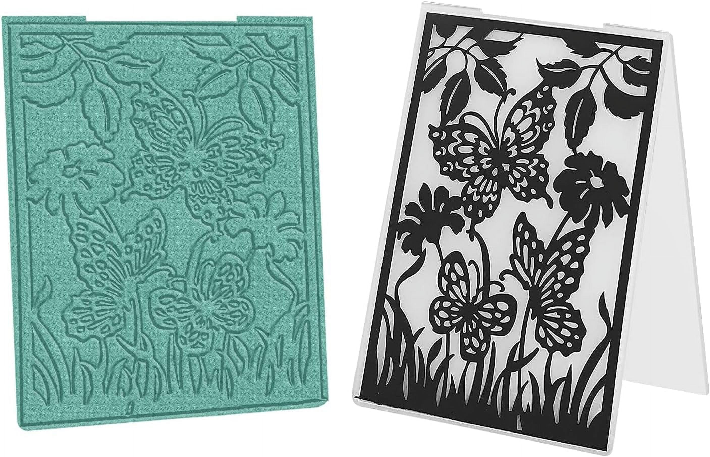 Plastic Embossing Folders Concave-Convex Embossing Stencils for ...