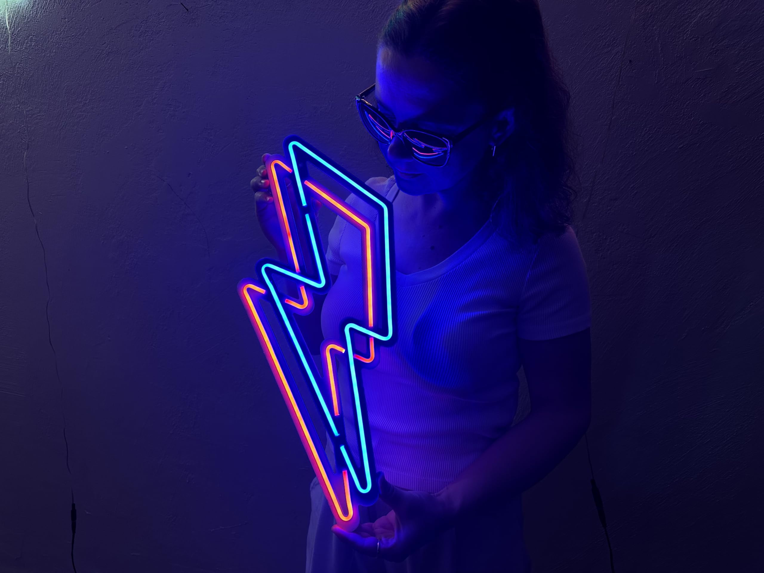 Flash Neon Sign Metal Neon Sign, Neon Sign, Neon Wall Art, Bright and ...