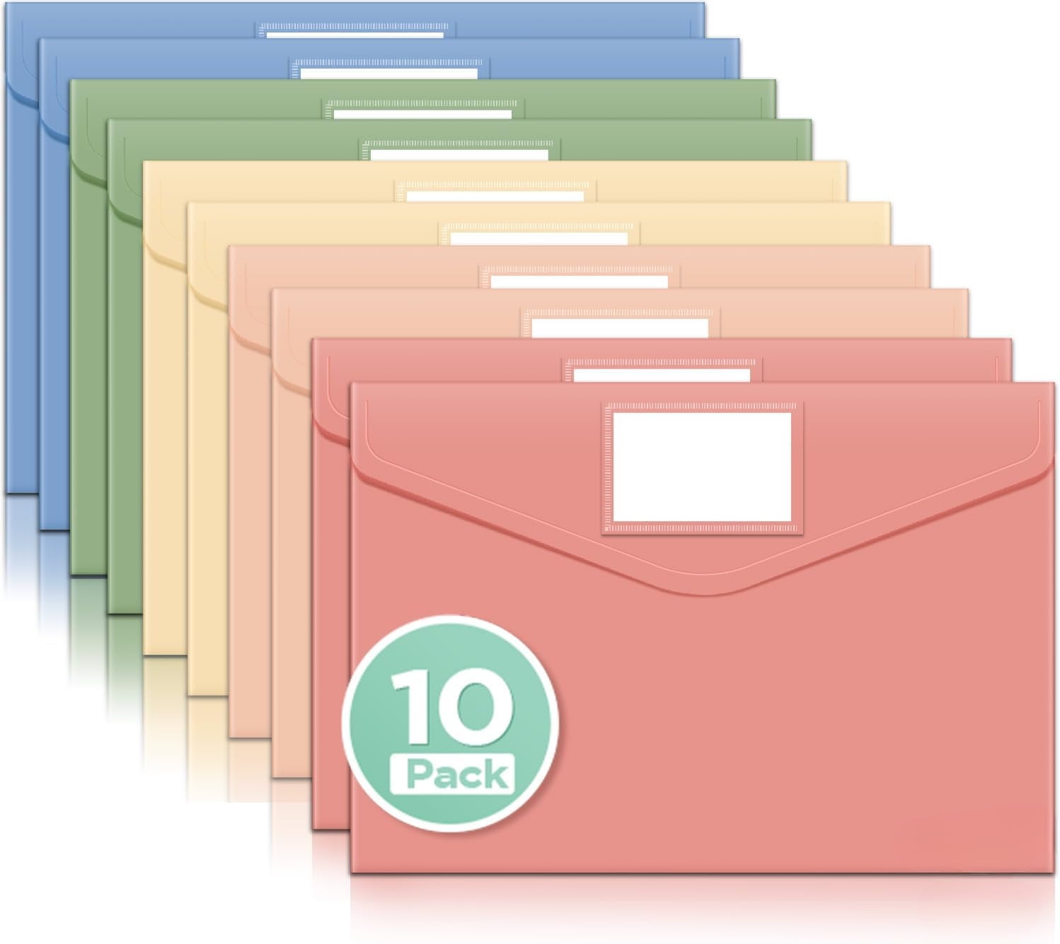 Plastic Envelopes, Plastic File Folders, Clear Folders for Documents ...