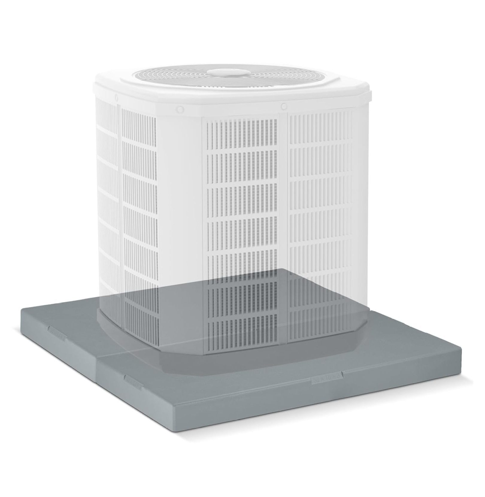 Plastic Equipment Pad for HVAC & Generator Systems 36" x 38" x 3 ...