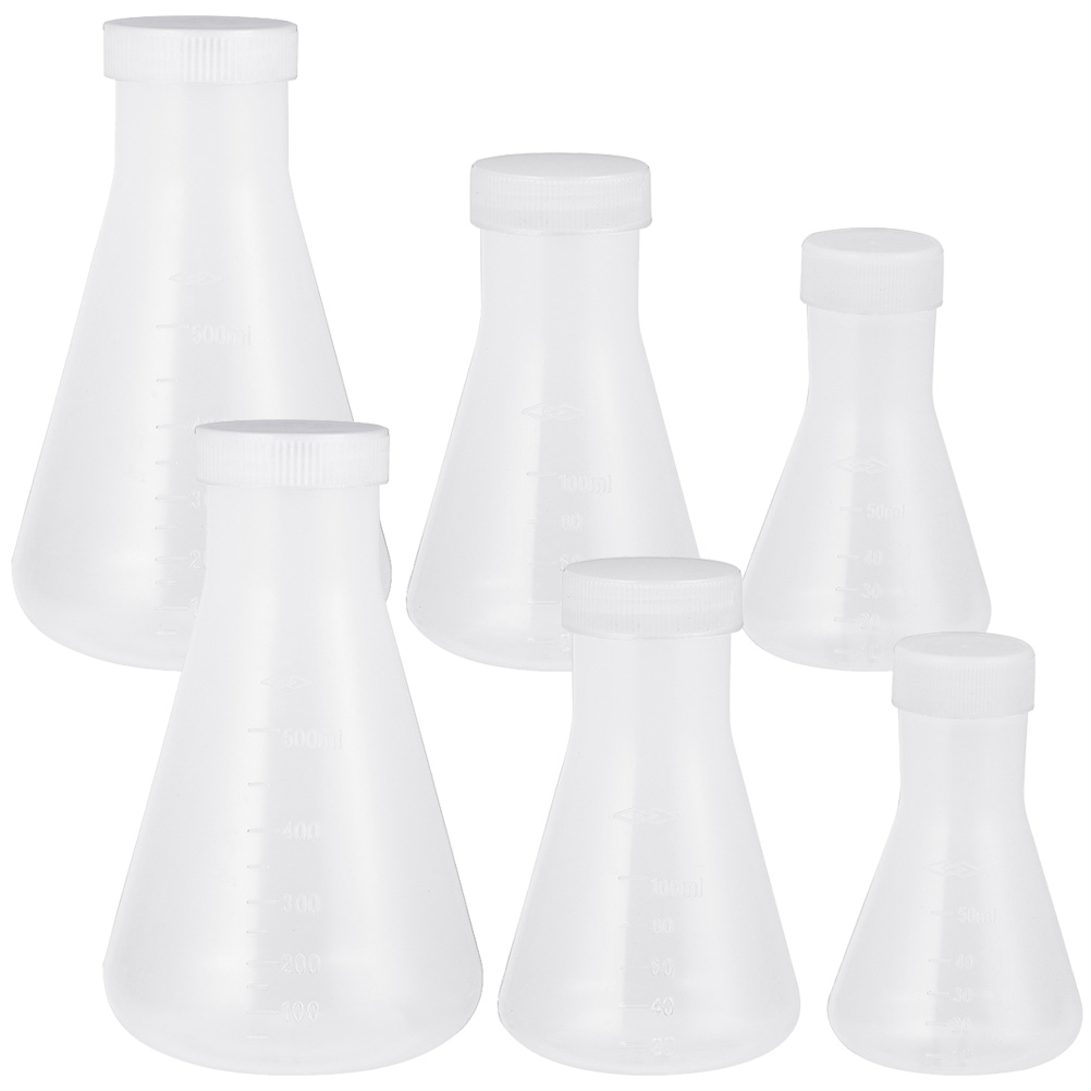 WRITWAA Plastic Science Beakers Transparent 6Pcs - Walmart.com