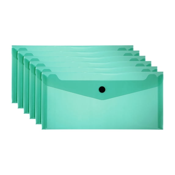 Plastic Expanding File Folders, 6 Pack A6 File Folder with Snap Closure ...