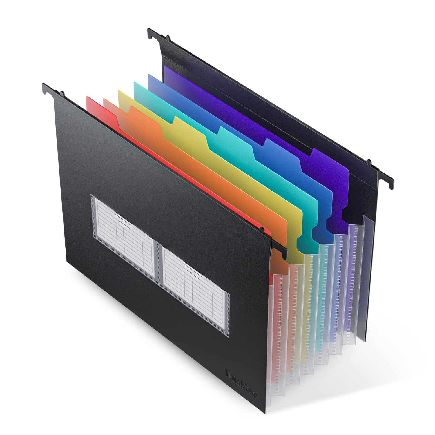 Plastic Expanding Hanging File Folders,7 Innovative 1.2" Accordion ...