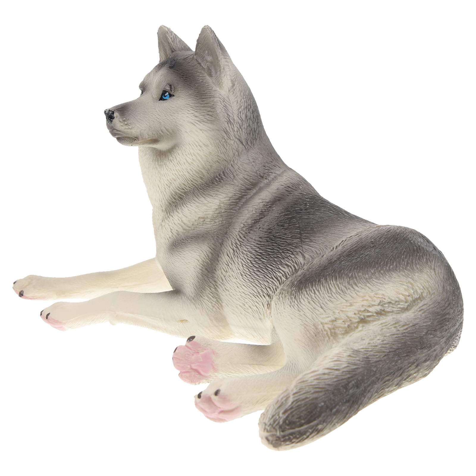 Plastic Fake Dog Toy Simulation Dog Figure Plastic Animal Figure ...