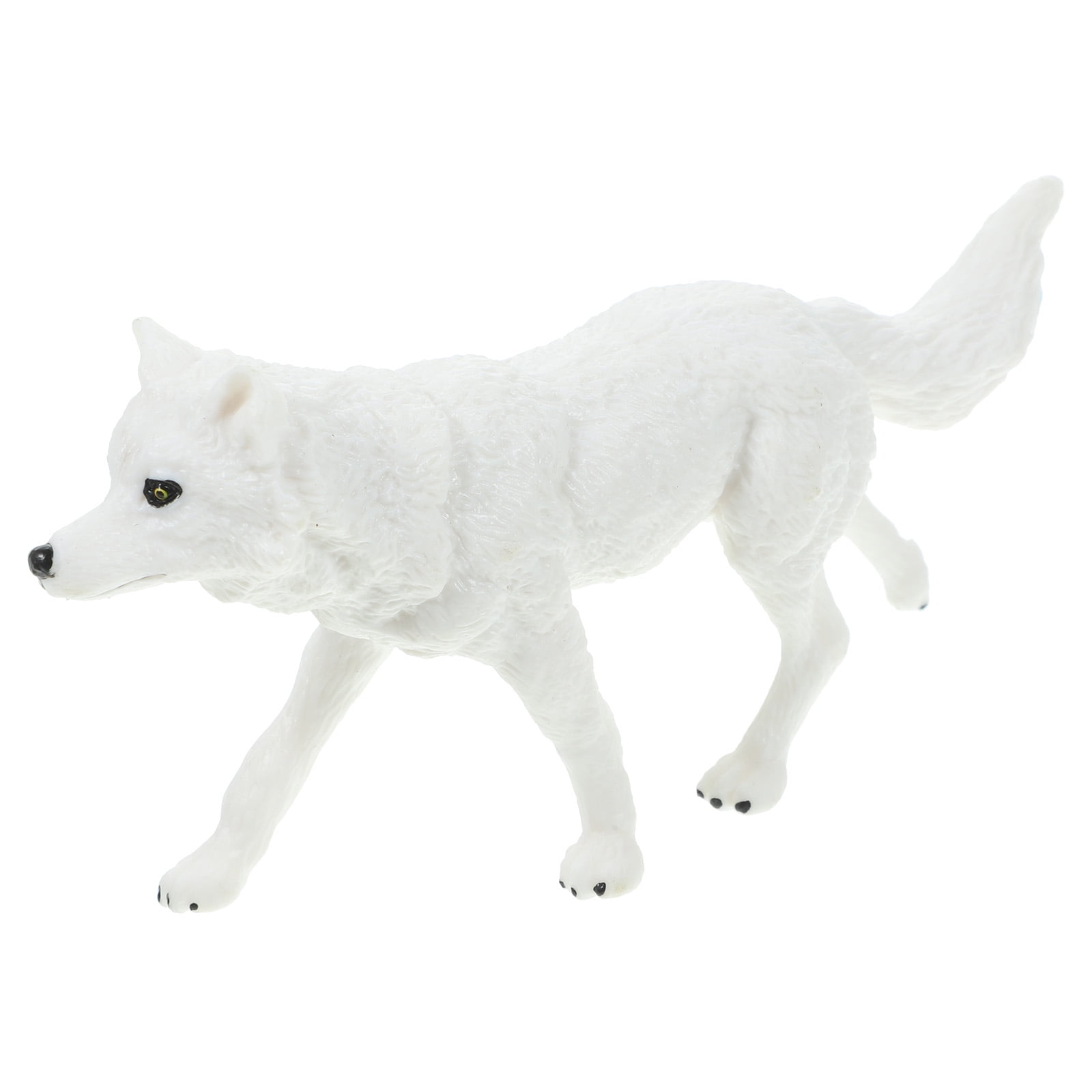 Plastic Fake Wolf Simulation Wolf Figure Simulation Wildlife Animal ...