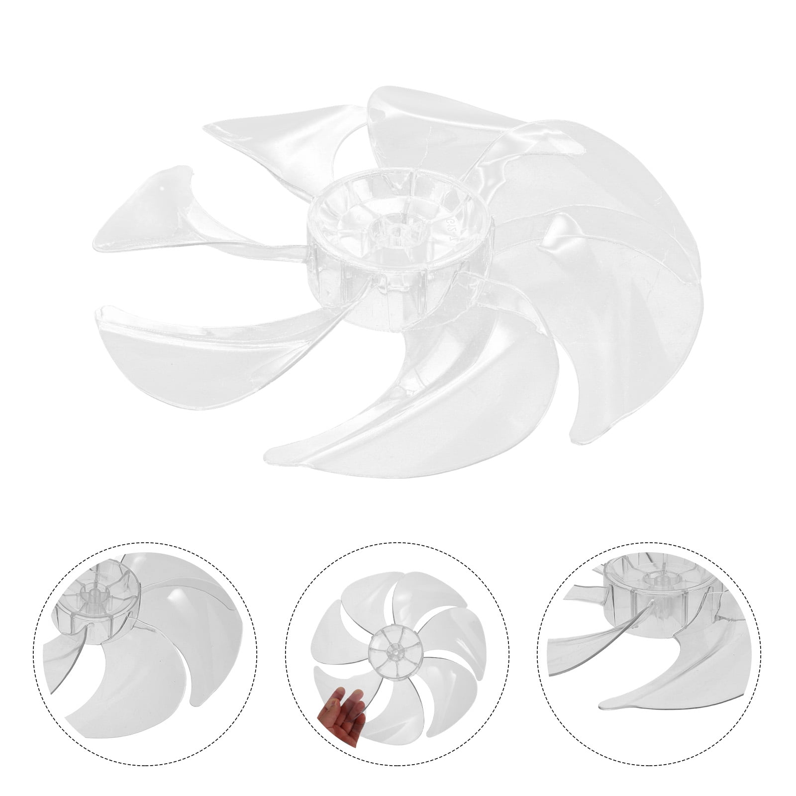 Plastic Fan 7-Blade Replacement Floor Standing Pedestal Fan Blade Fan ...