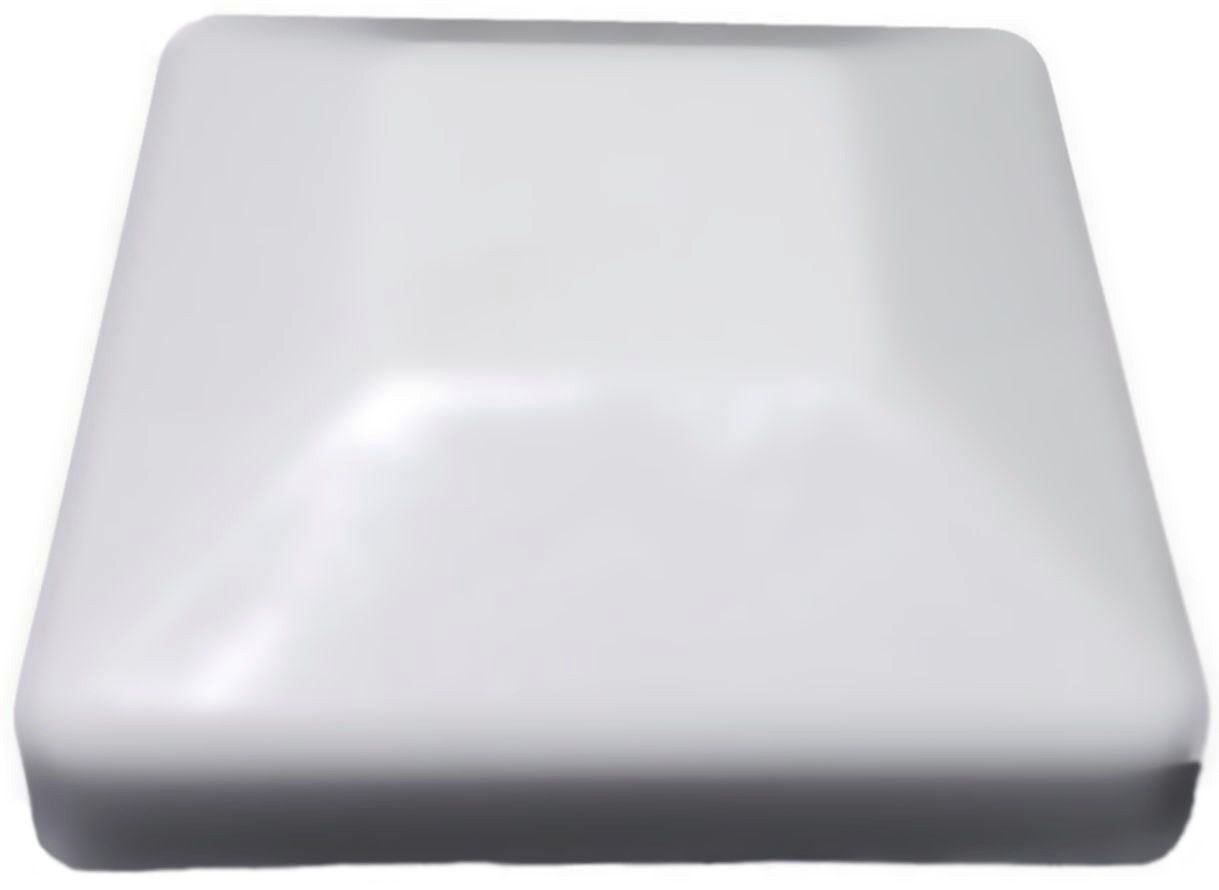 Plastic Fence Post Caps 4X4 (3 5/8") White Clean Look Set of 10 Caps ...