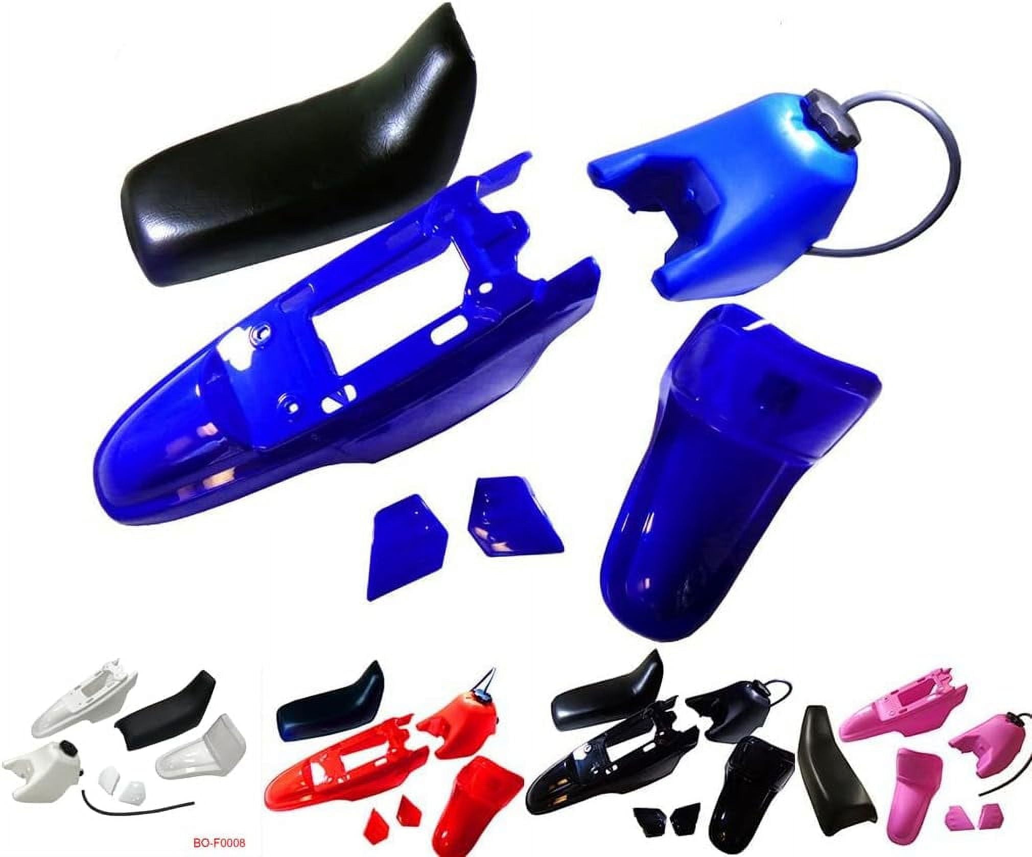 Plastic Fender Body Seat Gas Tank Kit for Yamaha PW50 PY50 PW 50 (Black ...