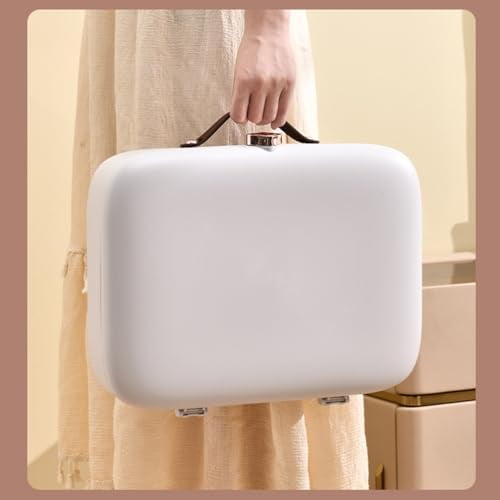 Plastic File Box with Handle, Stackable Document Box with Swivel Snap ...