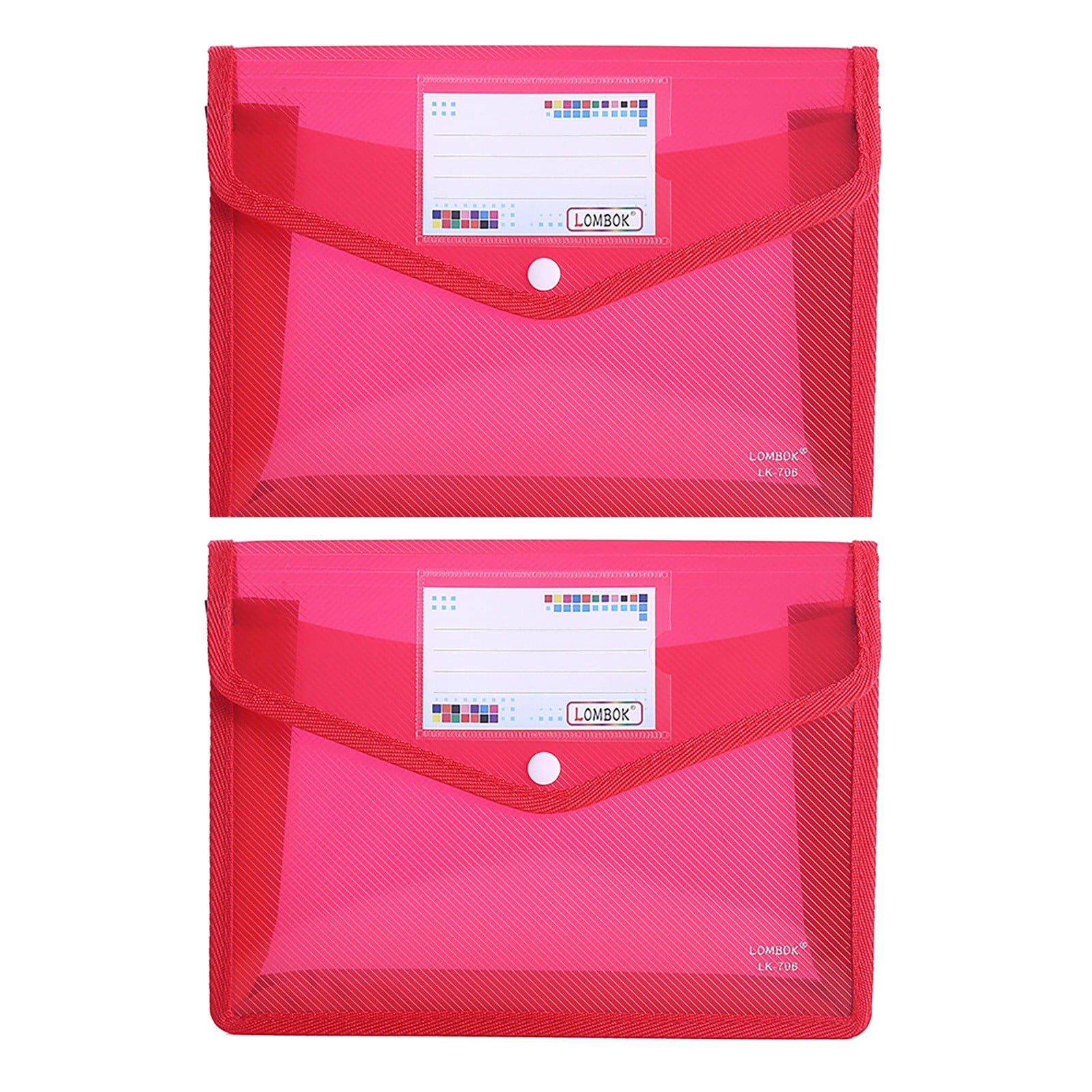 Plastic File Folders Legal Size Expandable Document Folder with Snap ...