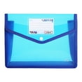 WUXIAB A4 Plastic Wallet Folder Envelopes,Clear File Folders Holder ...