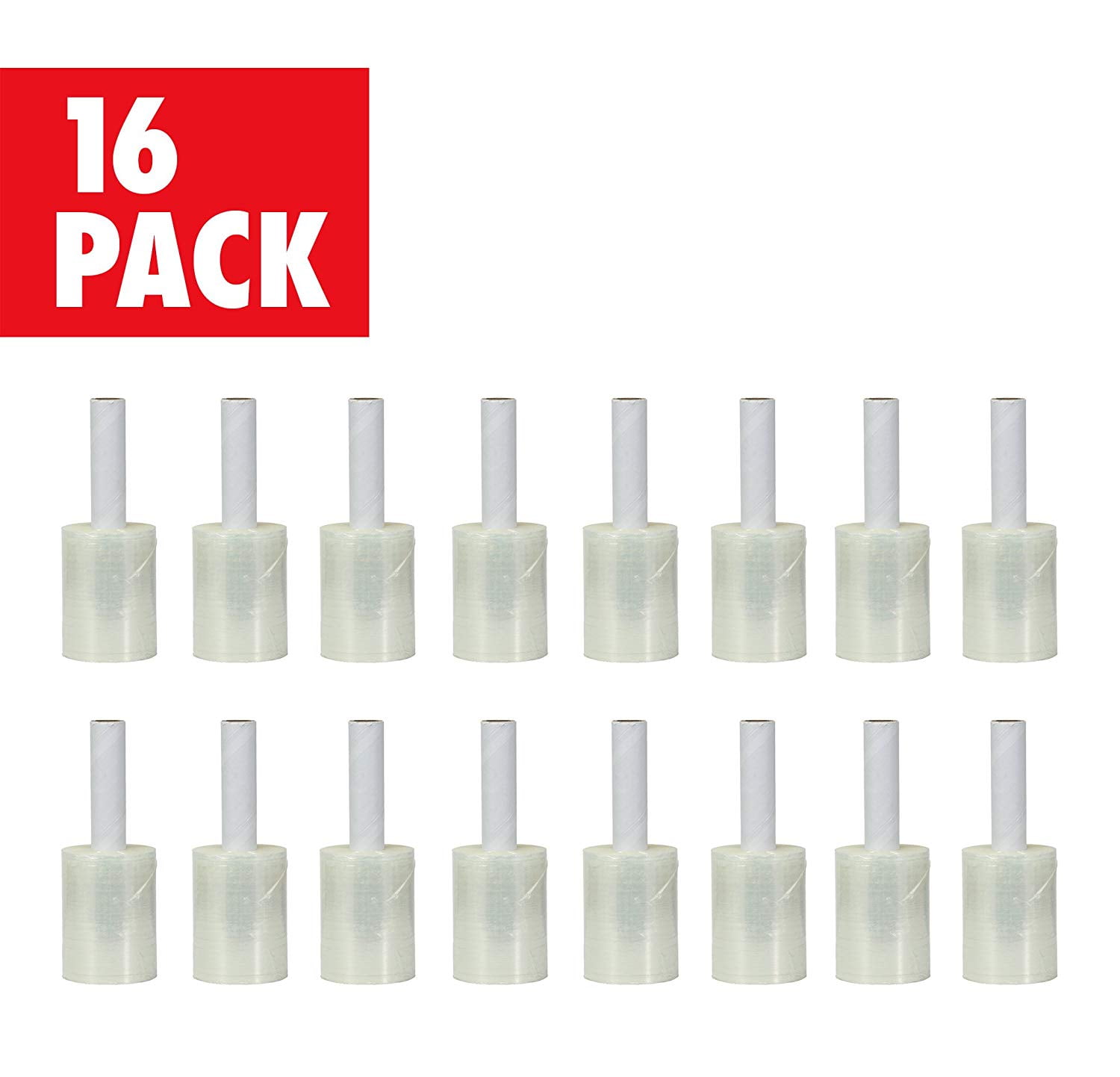 Plastic Film Pallet Wrap with Handle, 3 X 1000 Feet, 80 Gauge, Clear ...