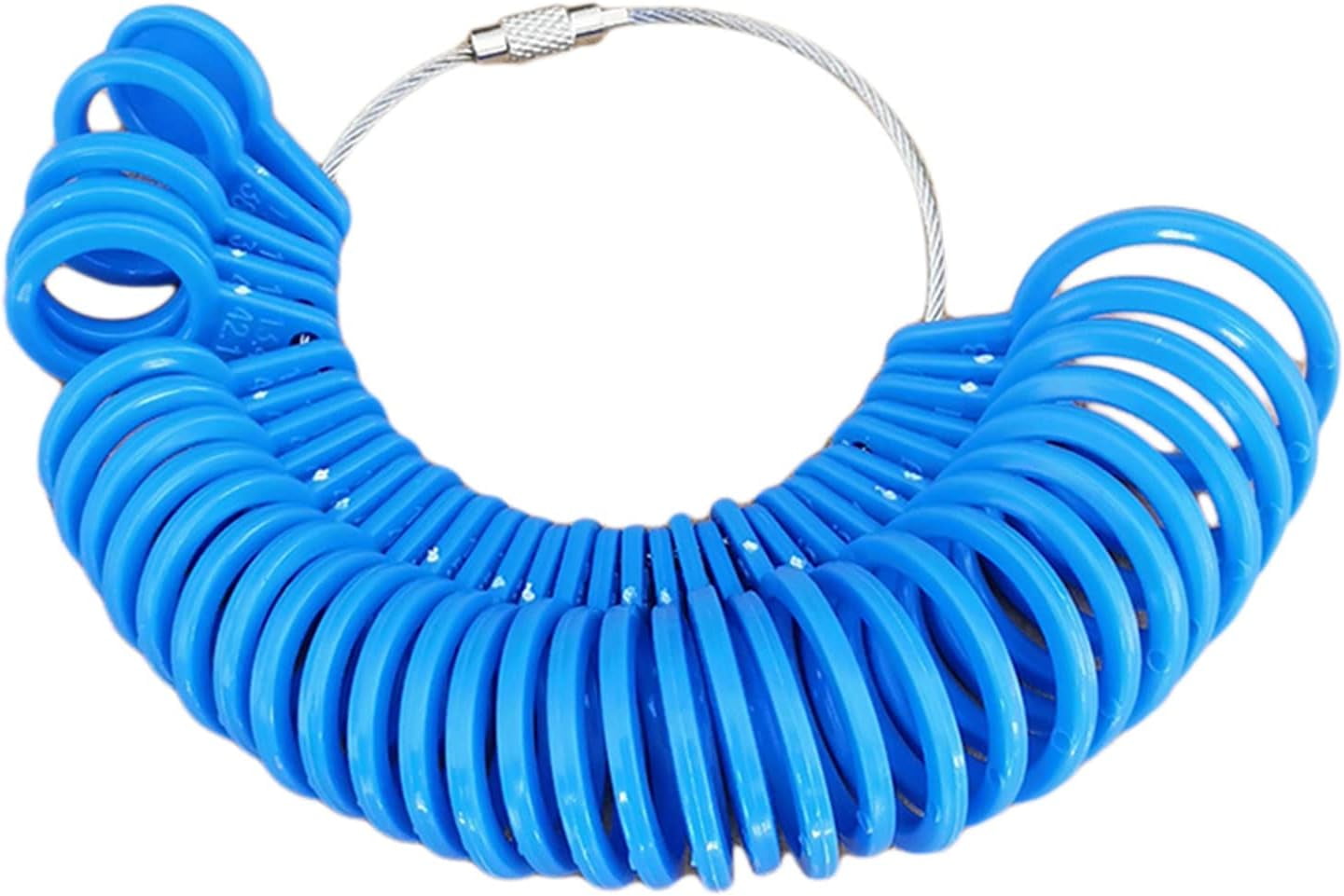 Plastic Finger Gauges Wedding Ring Sizer Measuring Tool Detachable ...