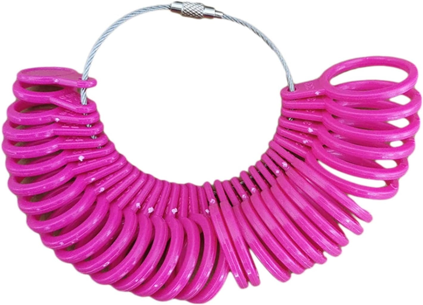 Plastic Finger Gauges Wedding Ring Sizer Measuring Tool Detachable ...