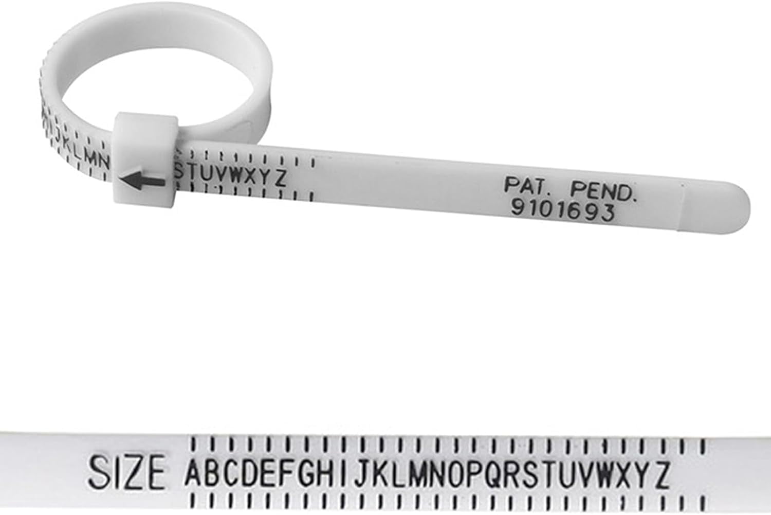 Plastic Finger Sizing Measurement Belt - Ring Sizer - Check Your Size ...