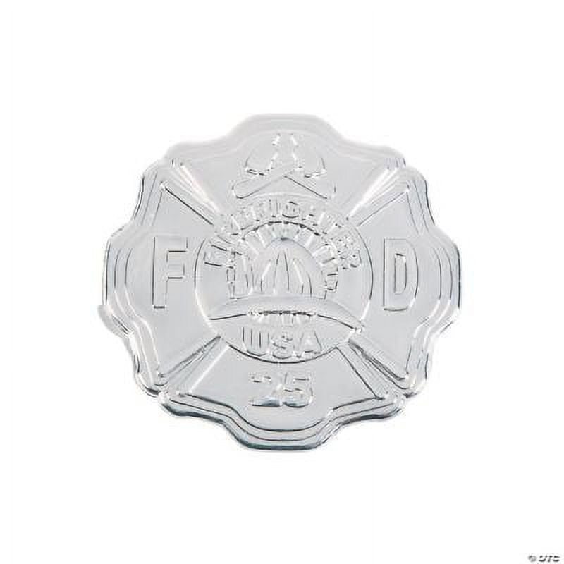 Plastic Fireman Badges - Party Wear - 12 Pieces - Walmart.com