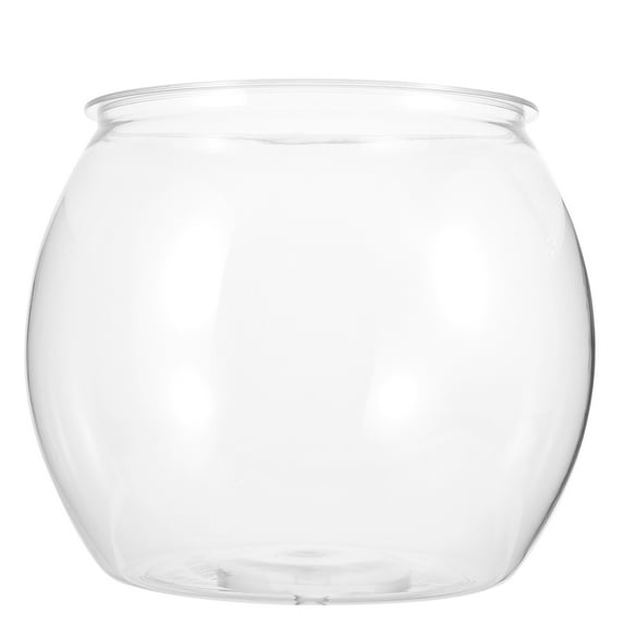 Plastic Fish Bowl Large Fishbowls Transparent Tank Sturdy - Walmart.com