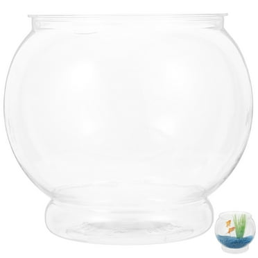 WINDLAND Wall Fish Bowl Hanging Clear Acrylic Plant Pot Aquarium 5.9in ...