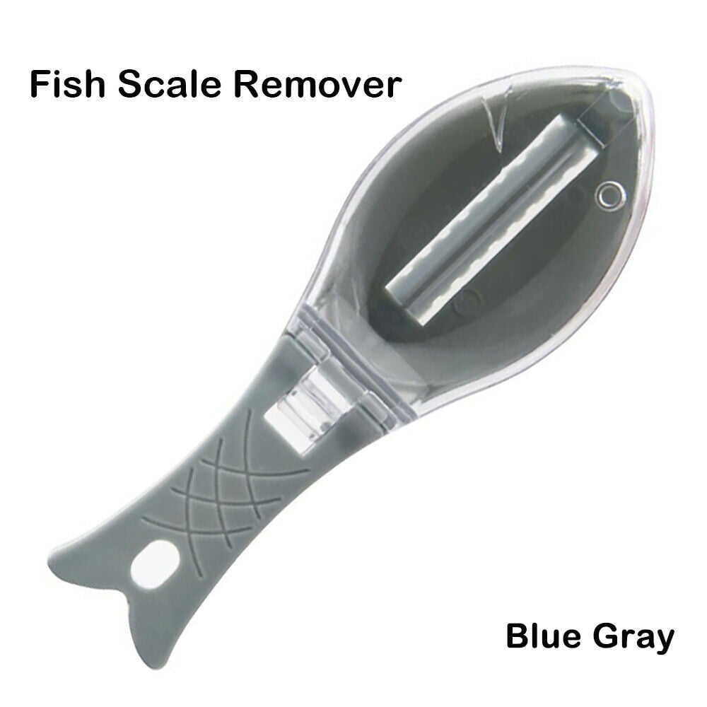 Plastic Fish Scales Clean Remover with Cover Cleaning Peeler Scaler ...