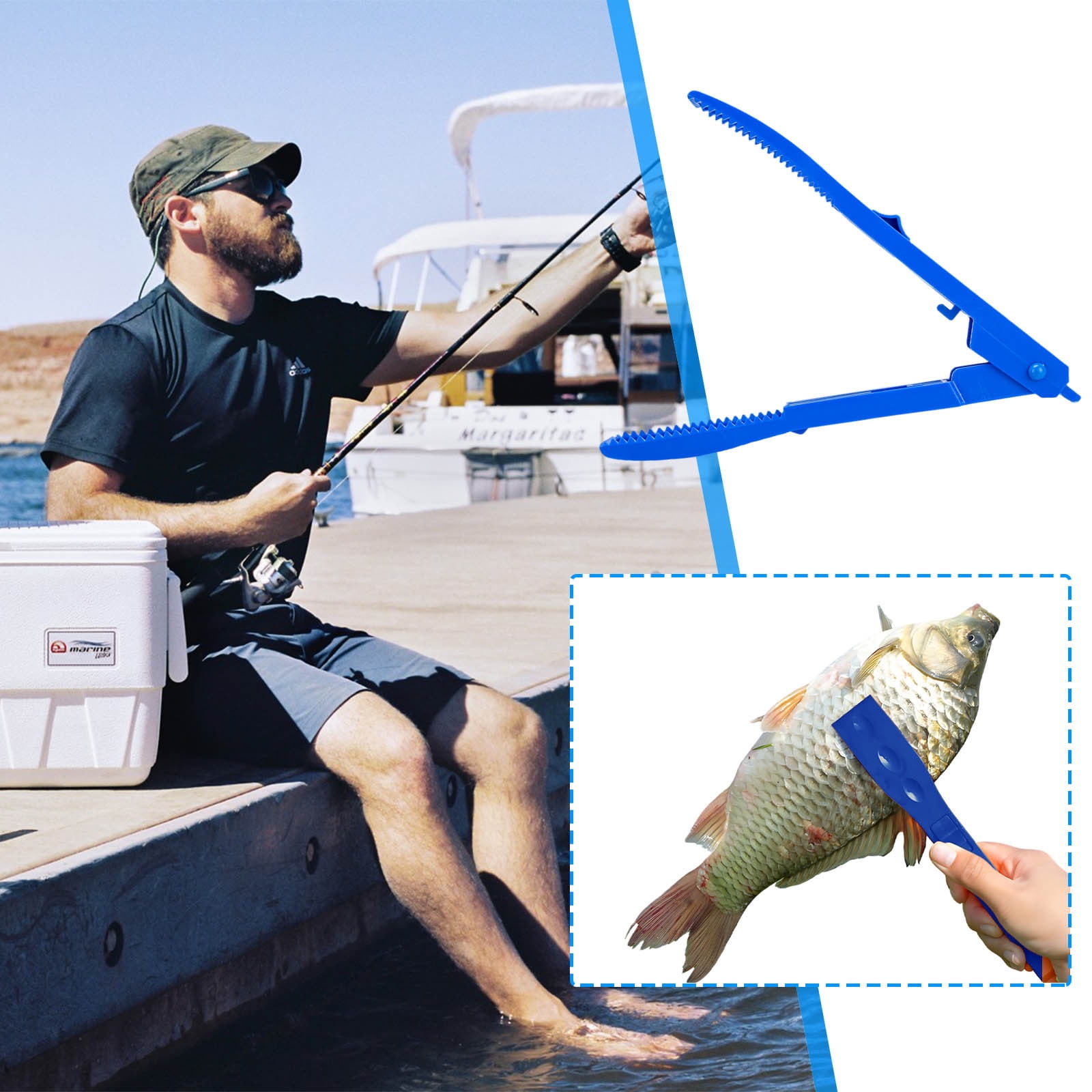 Plastic Fishing Clamp - Fish Gripper Fish Control Clamp, Fish ...