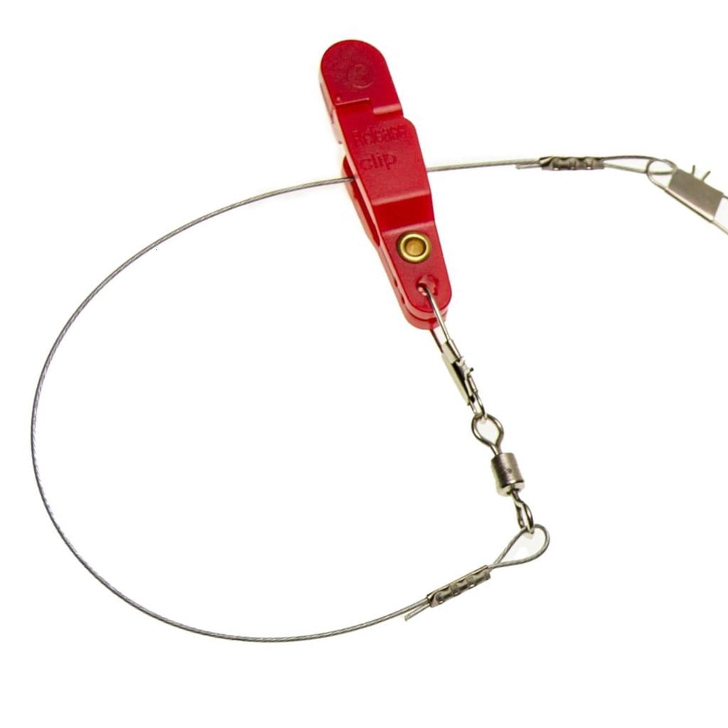 Plastic Fishing Line Clamps With Wire Rope Fishing Line Release Snap ...