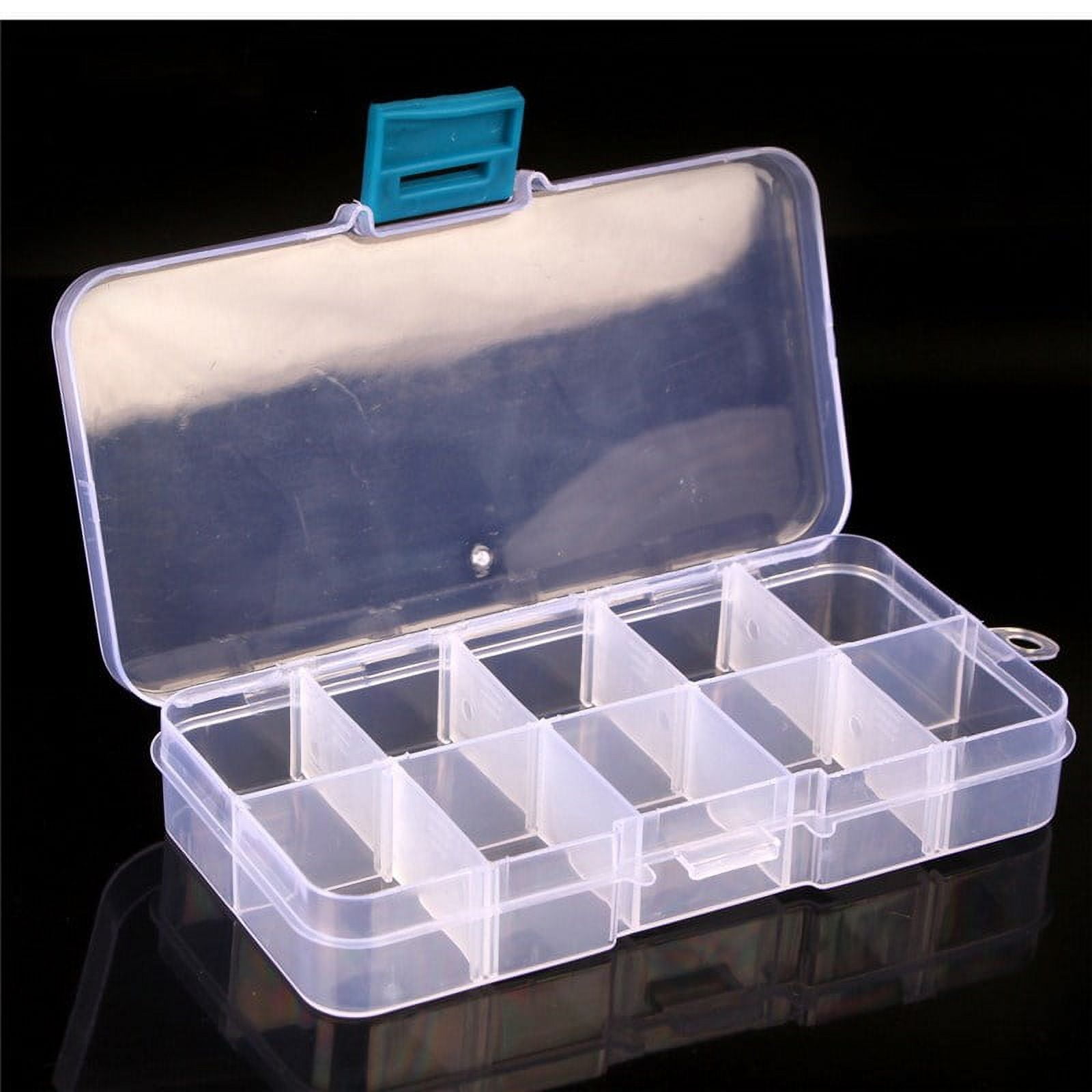 Plastic Fishing Lure Bait Box 15 Compartments PortableStoring Tackle ...