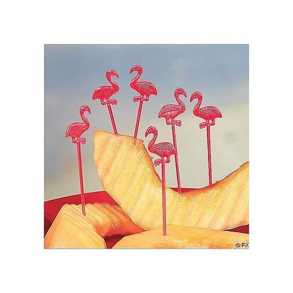 Plastic Flamingo Picks (6Dz) - Party Supplies - 72 Pieces - Walmart.com